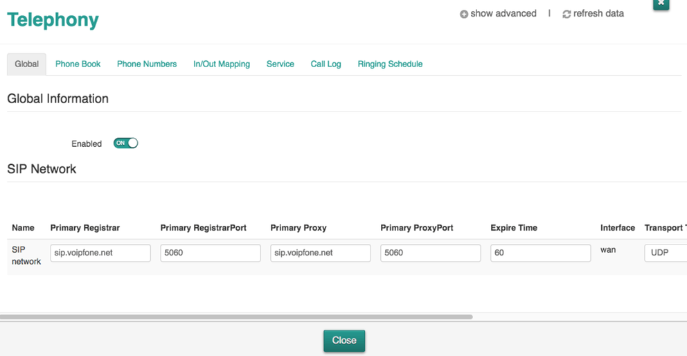 Voipfone - Trooli broadband router DGA4134 VoIP setup guide